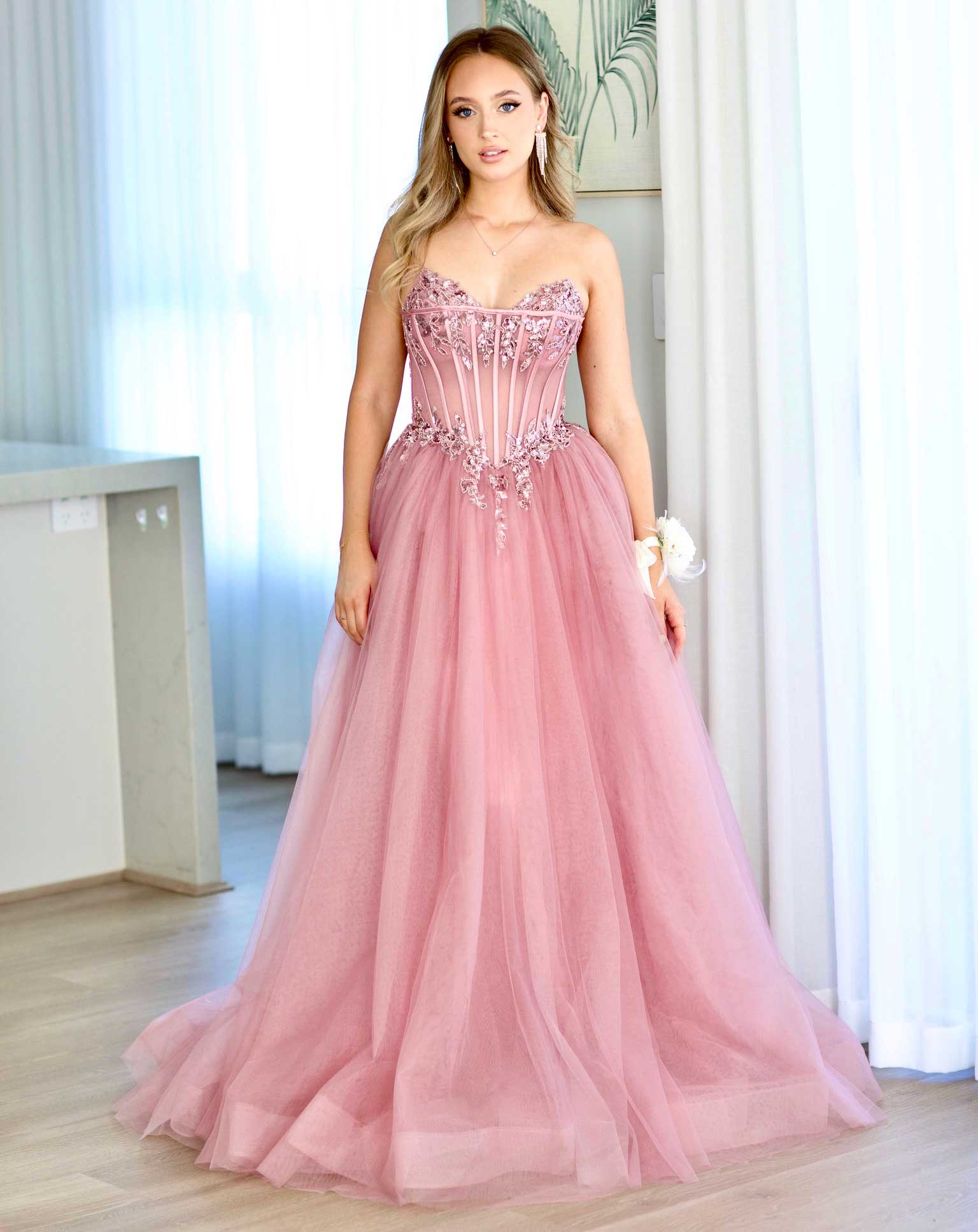 PINK FORMAL DRESSES