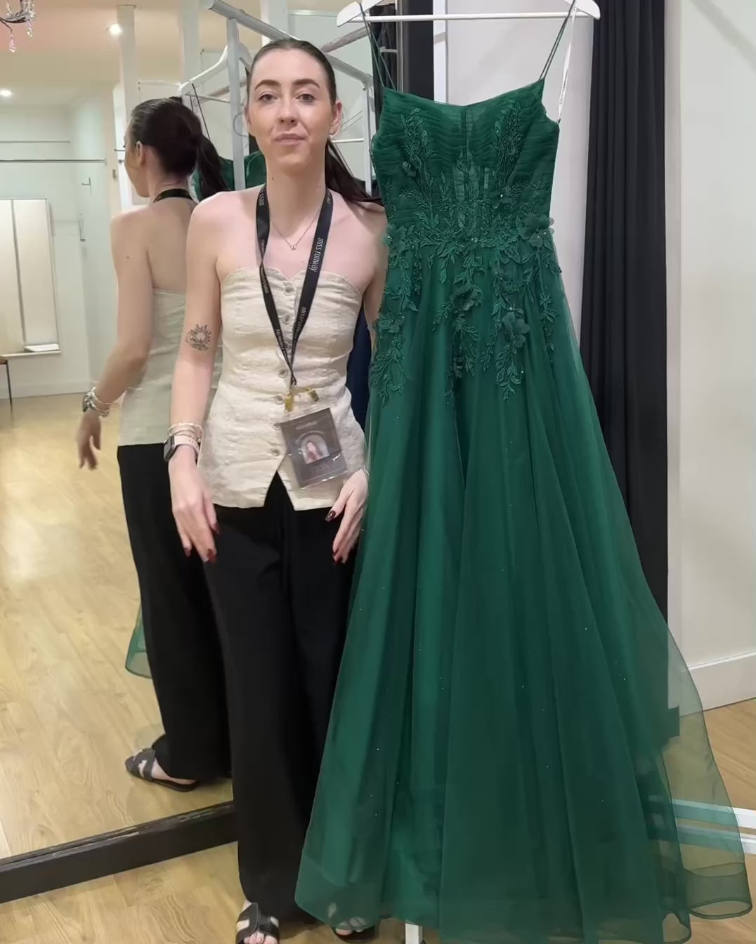 Patrice Corset Tulle Gown - Navy – Miss Runway Boutique